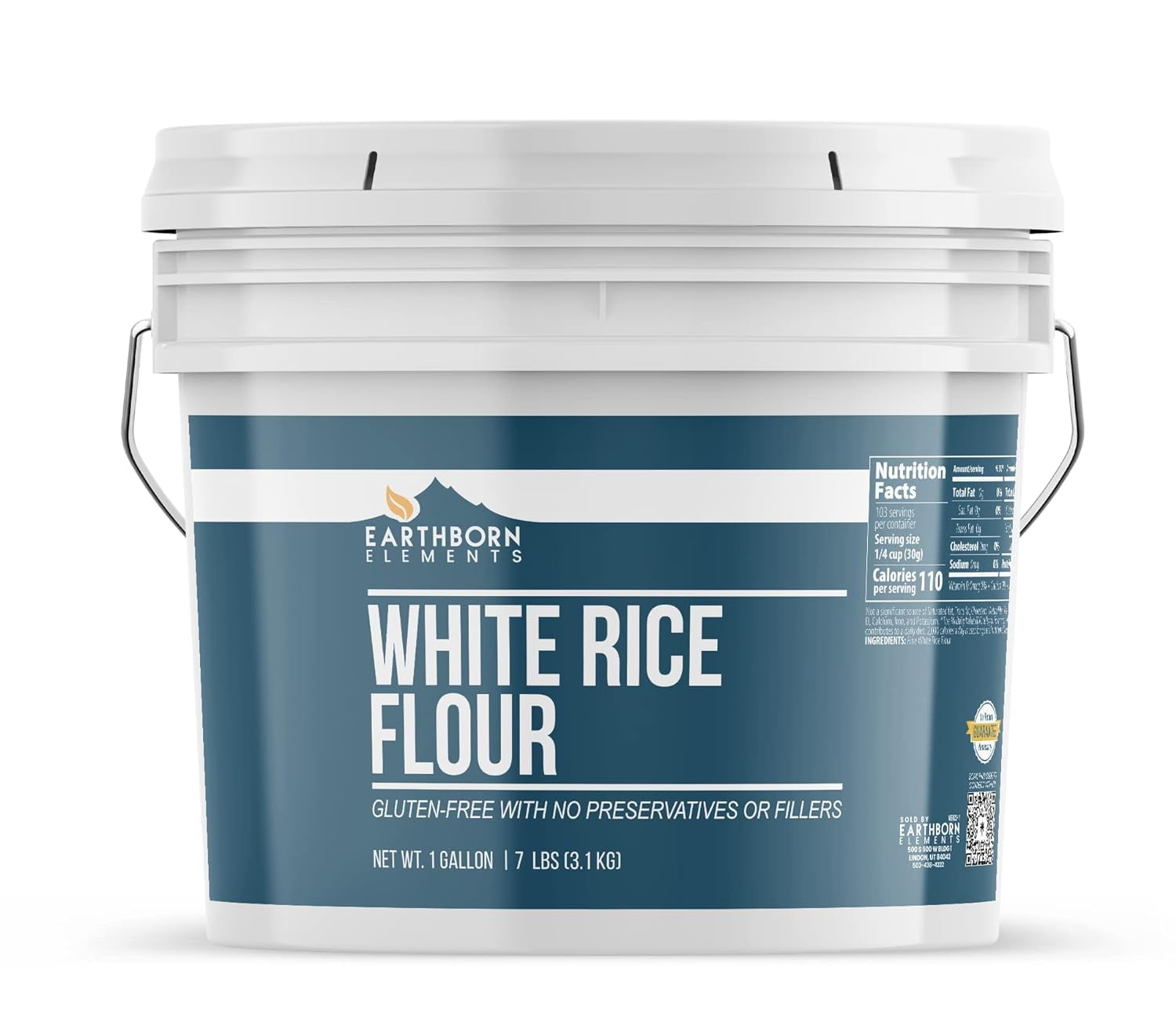 White Rice Flour (1 Gallon), Gluten-Free Baking, Always Pure - Walmart.com