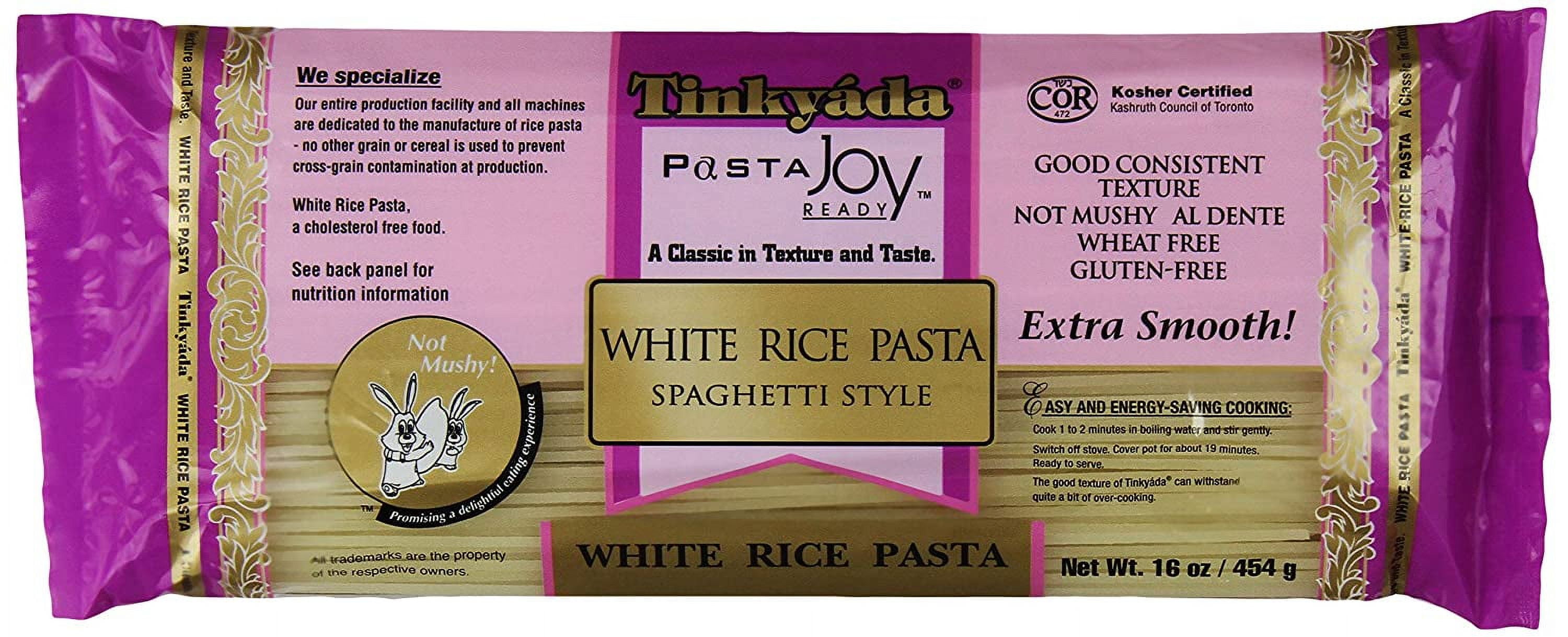 White Rice Pasta Spaghetti 16 Ounces (Case of 12) - Walmart.com