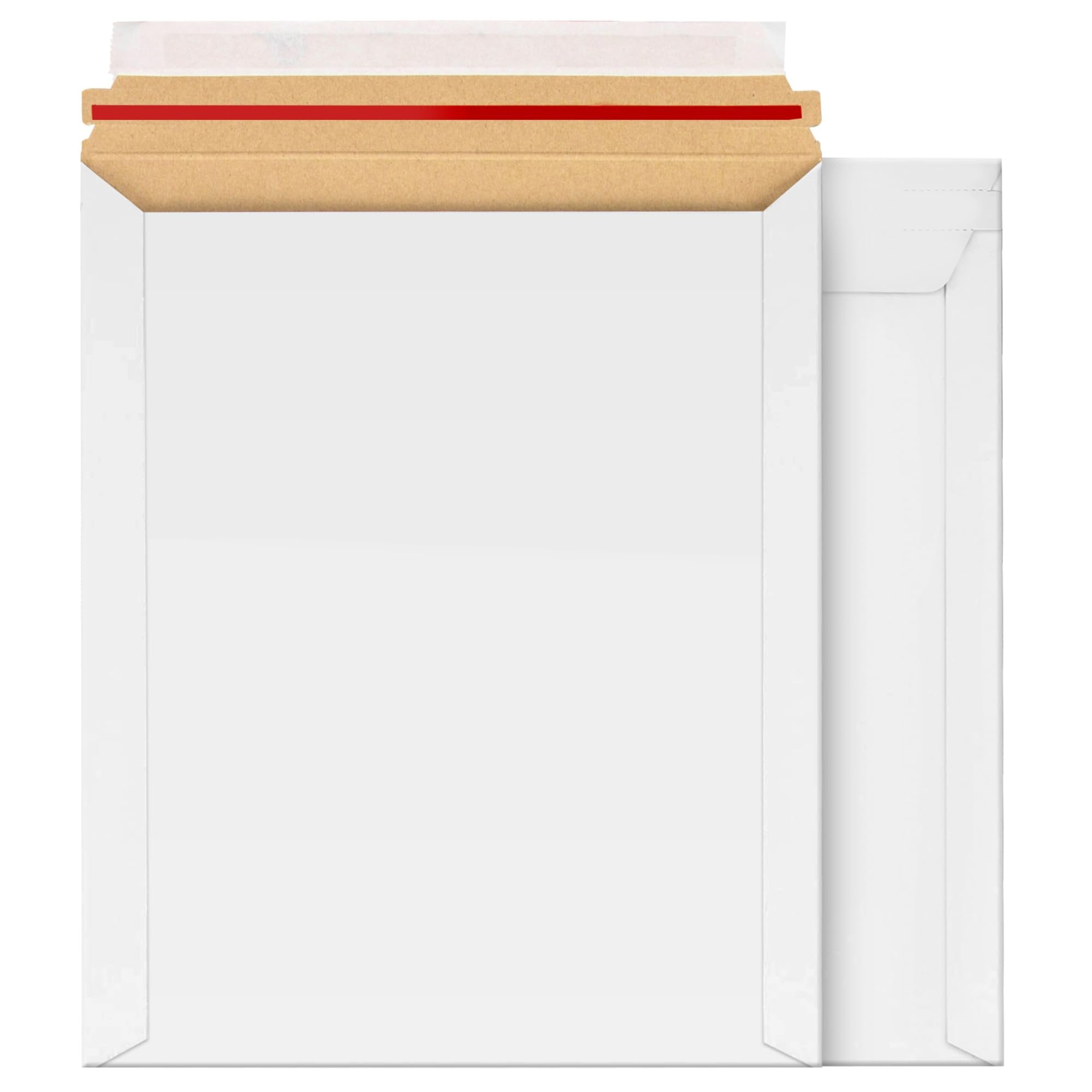 White Rigid Mailers 11 x 13.5 Inches. 25 Pack of Paperboard Photo ...