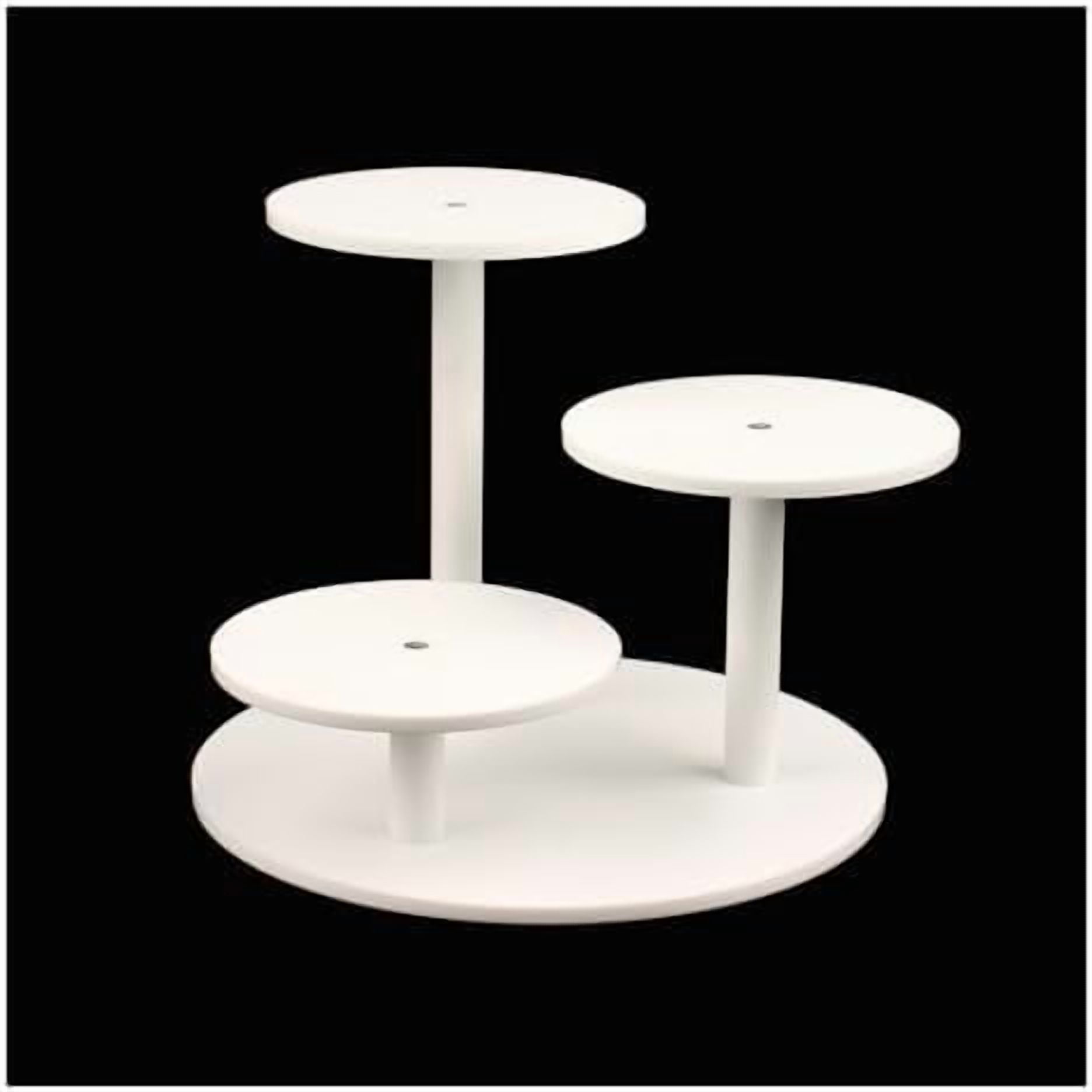 White Risers for Display Frosted Acrylic Table Display Stand for Figure ...