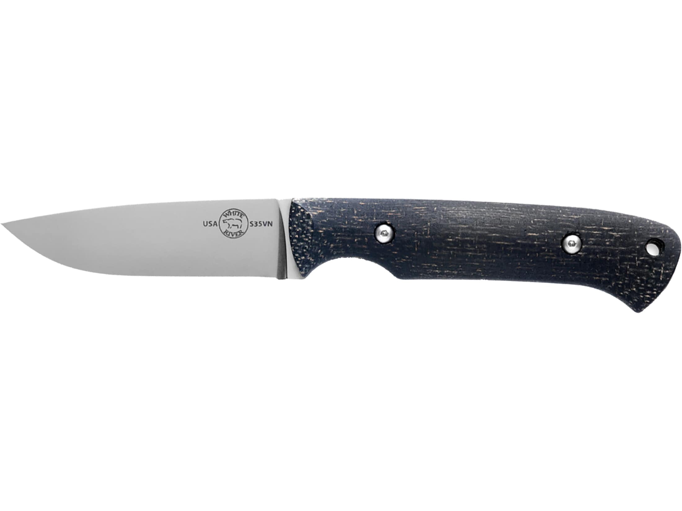 White River Knives Hunter Fixed Blade Knife 3.5" Drop Point CPM S35VN ...