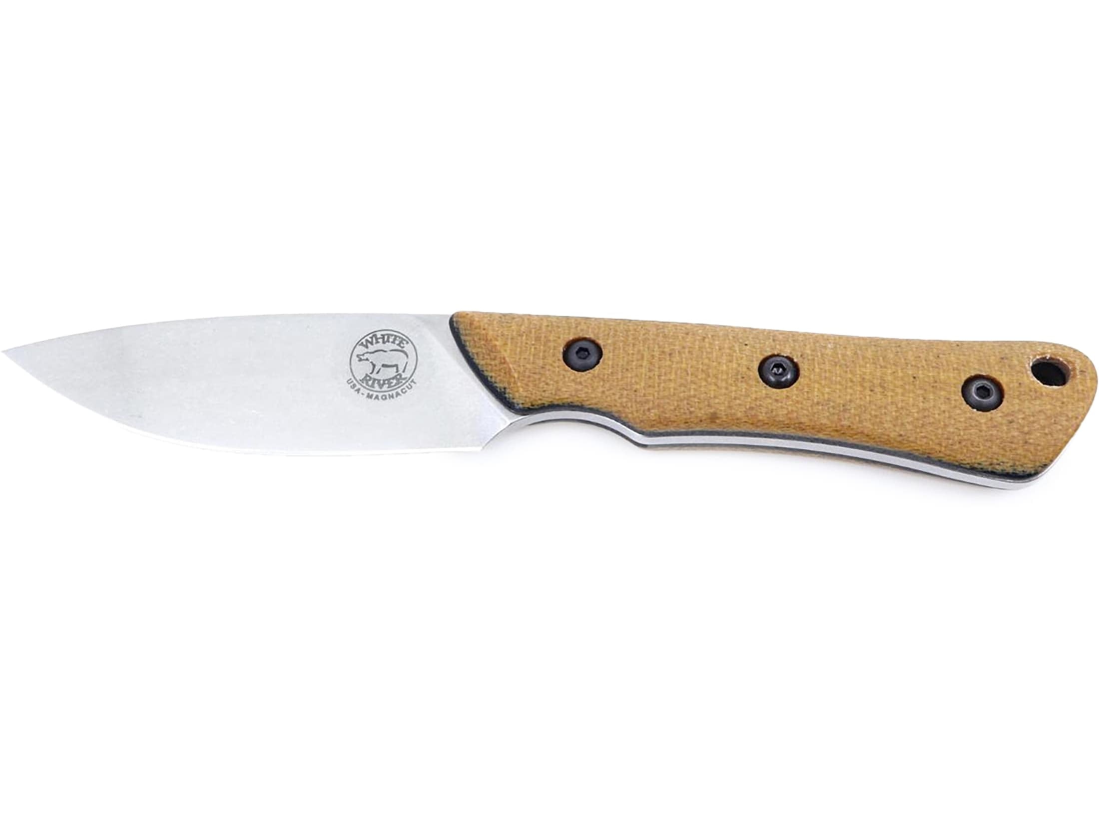 White River Knives Smith & Sons Brave Fixed Blade Knife 3.5" Drop Point ...