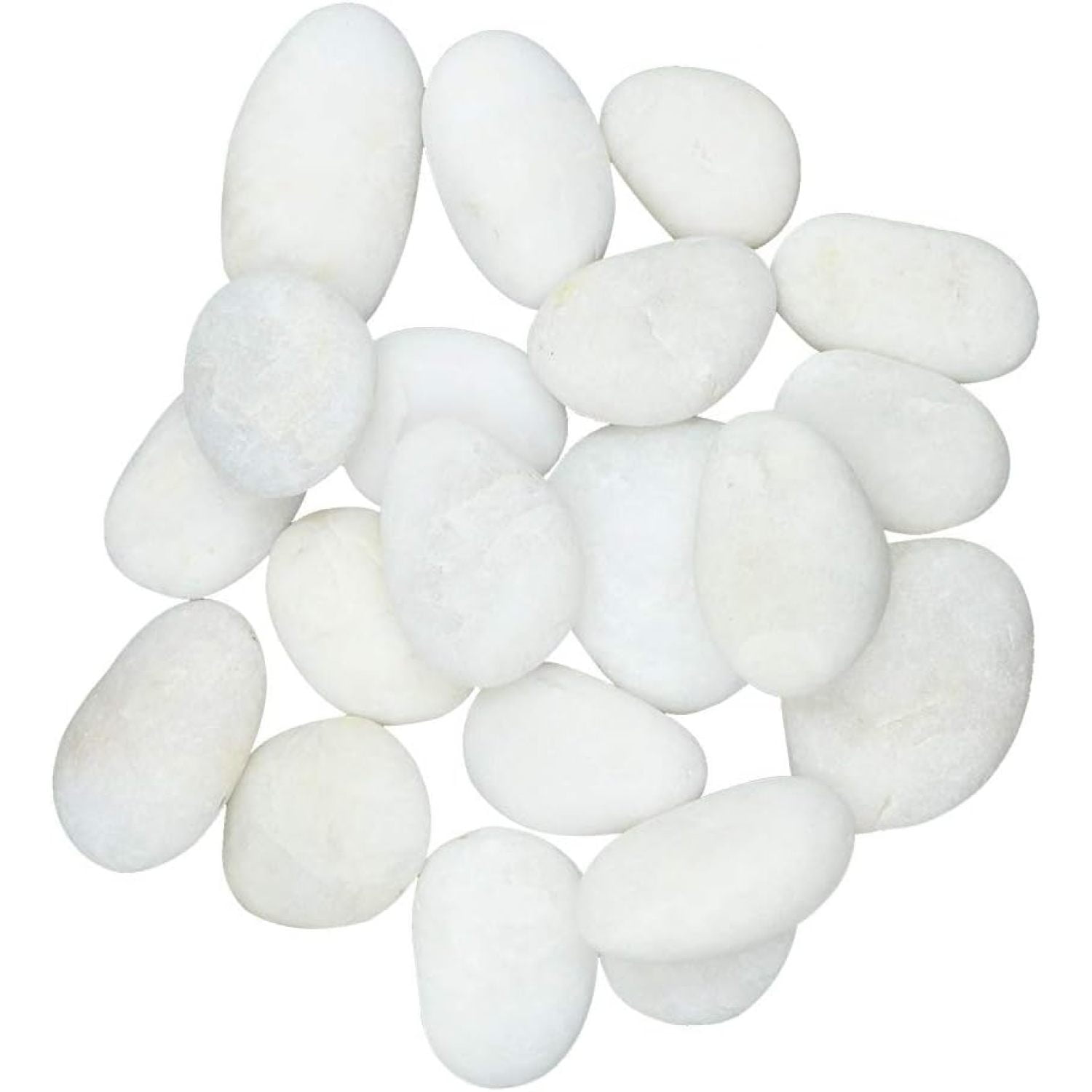 White River Rocks for Painting – 20 Big Rocks, 2” - 3.5” Inch Flat ...