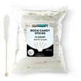 White Rock Candy on a Stick (72 Pack) - Bulk INDIVIDUALLY WRAPPED Pure ...