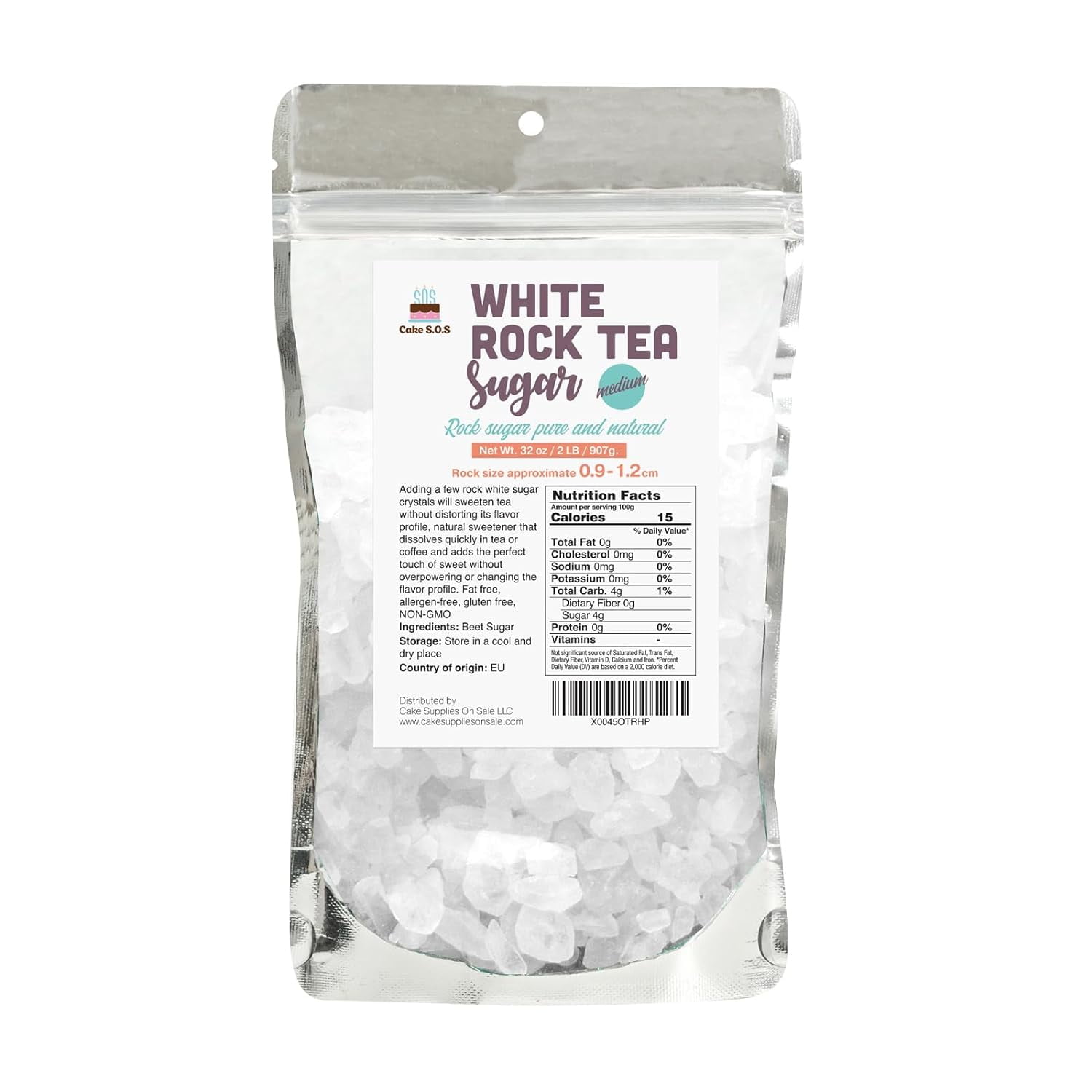 White Rock Tea Sugar Medium , 32 oz. - Walmart.com