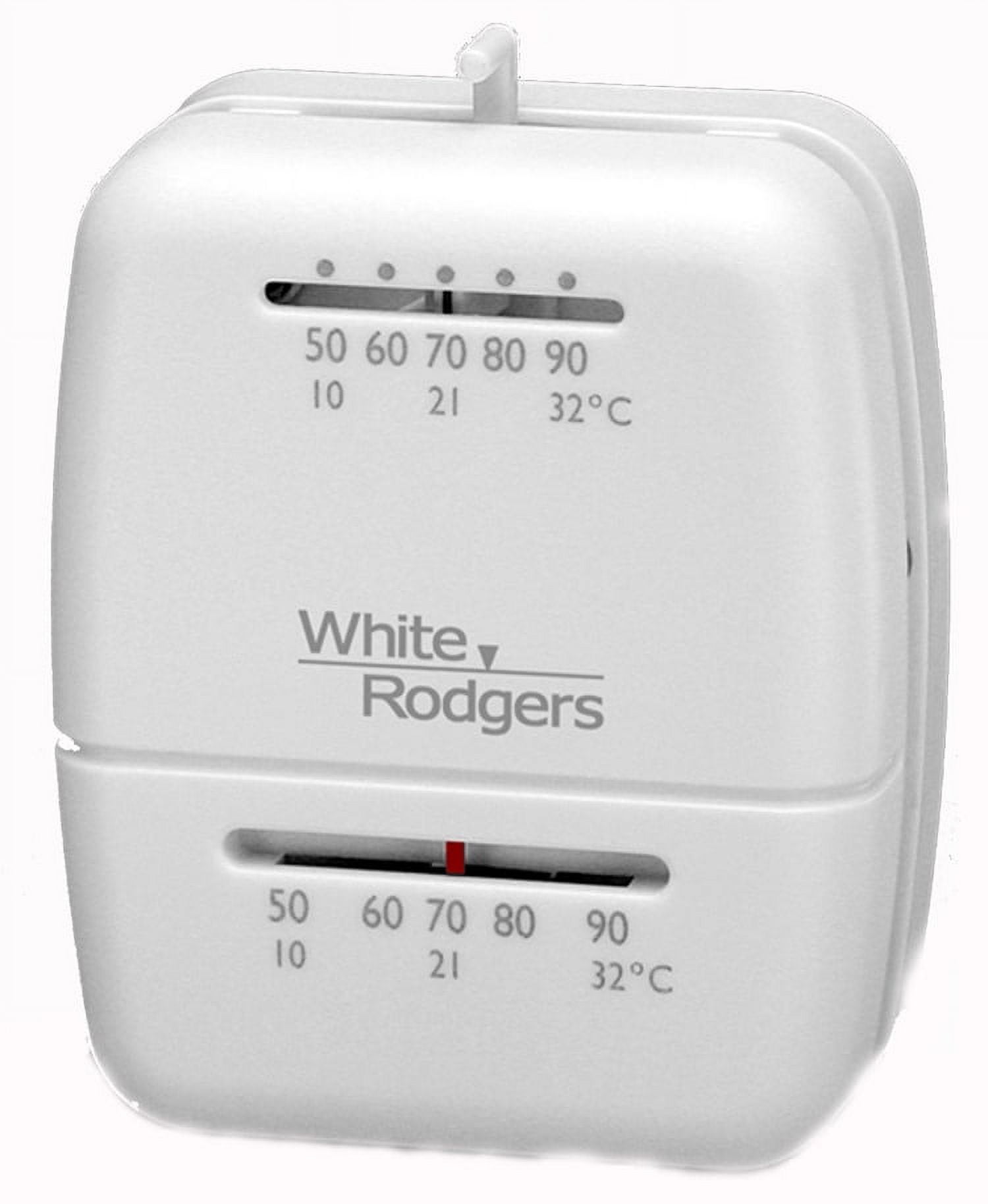 White-Rodgers 1C20101S1 White Rodgers Heating Thermostat - White ...