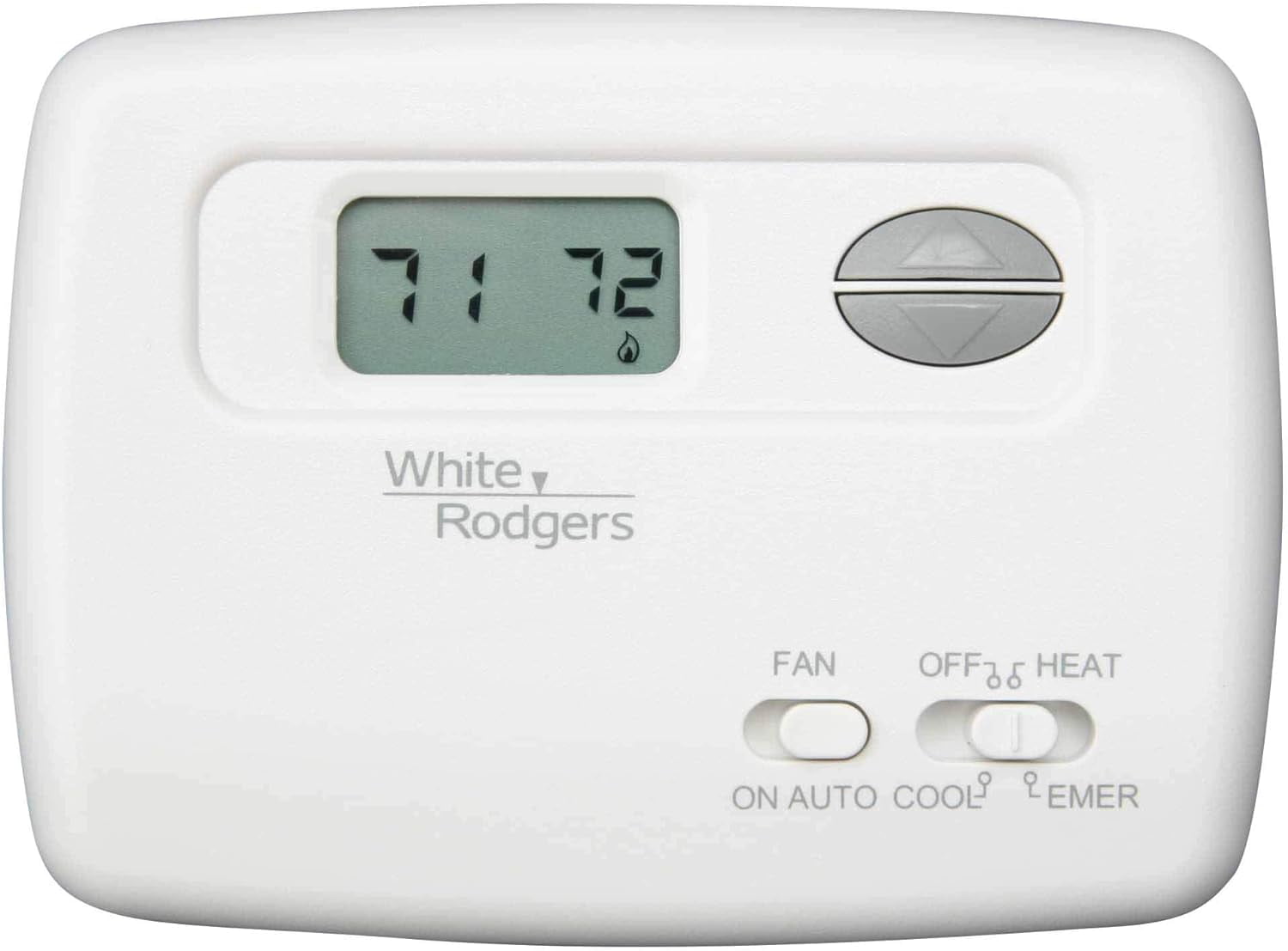 White Rodgers 1F79-111 Non-Programmable Heat Pump Thermostat - Walmart.com