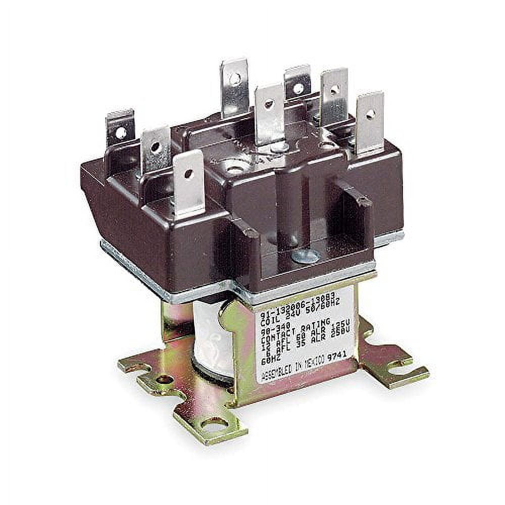 White-Rodgers / Emerson 90341 2 Pole Switching Relay, 115/120 VAC, 50/ ...