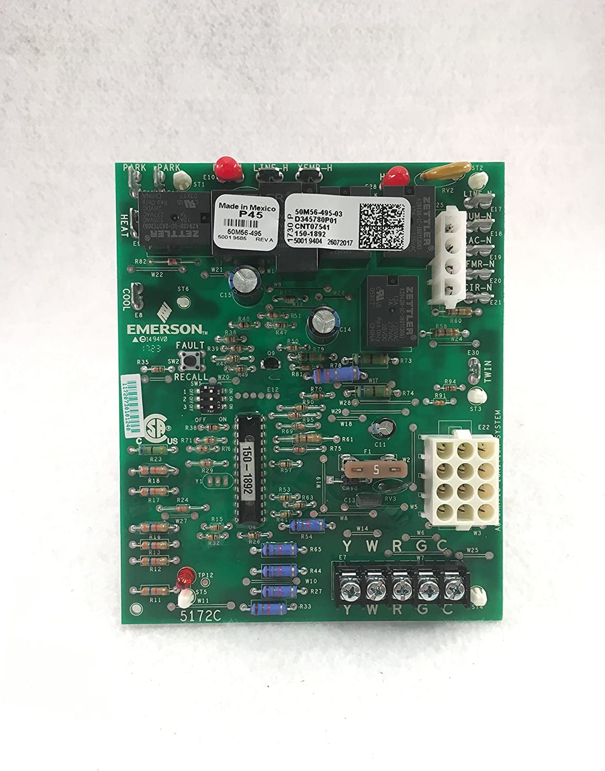 White Rodgers Upgraded Furnace Control Board Replaces American Standard ...