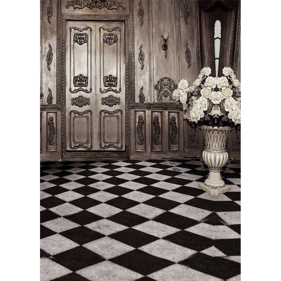 White Room Interior Window Stairs Photography Backdrop Childeren Baby Portrait Photoz Luxury ...