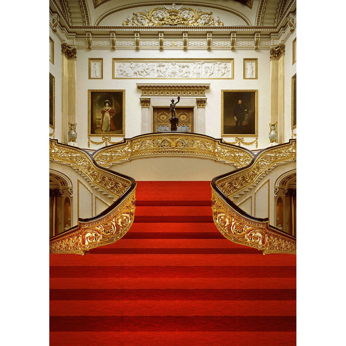 White Room Interior Window Stairs Photography Backdrop Childeren Baby ...