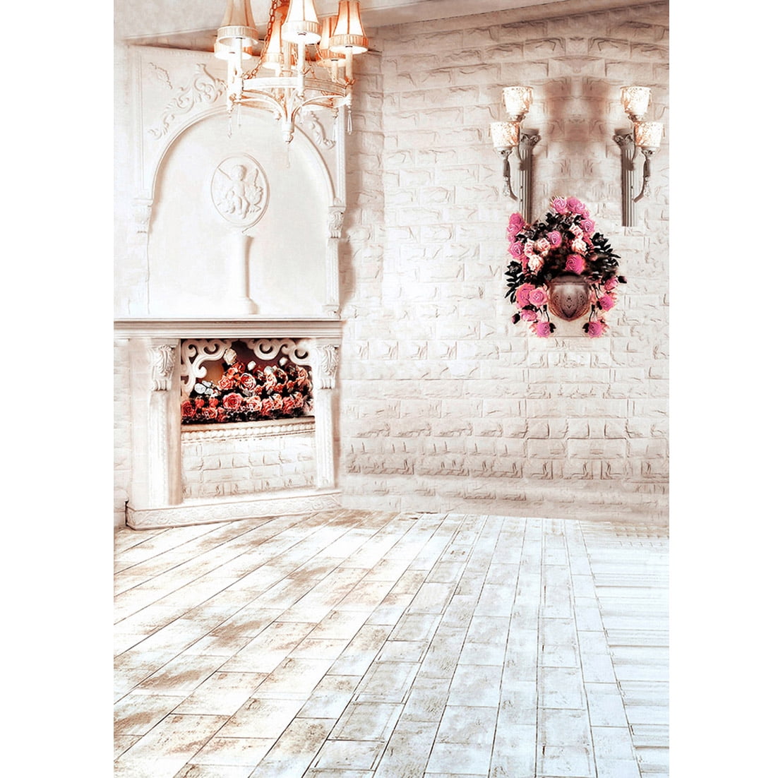 White Room Interior Window Stairs Photography Backdrop Childeren Baby ...