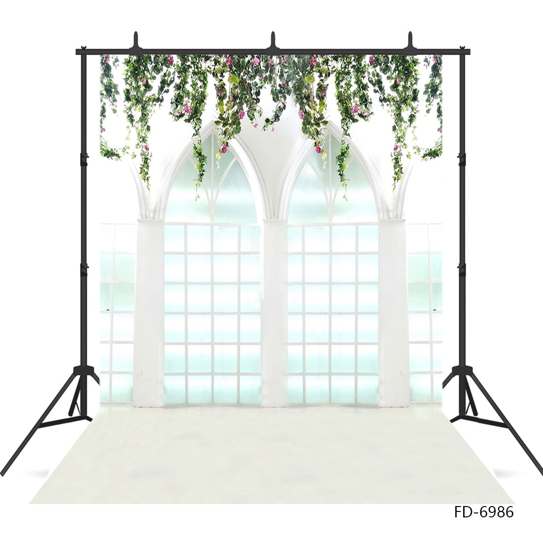 White Room Window Flower Vine Photo Backdrop Vinyl Cloth Backgrounds ...