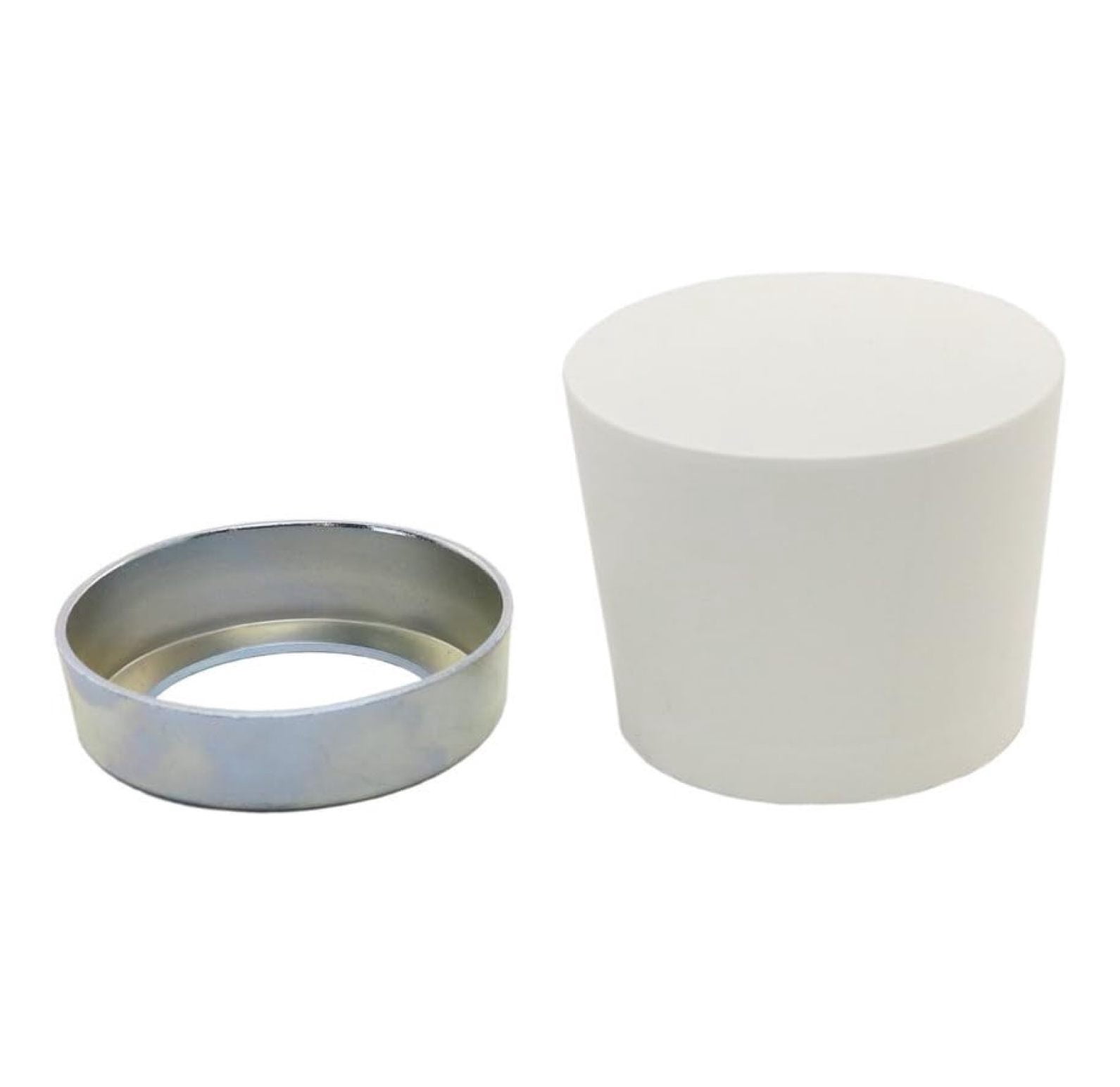 White Rubber Mallet Replacement Assembly (includes steel ring and ...