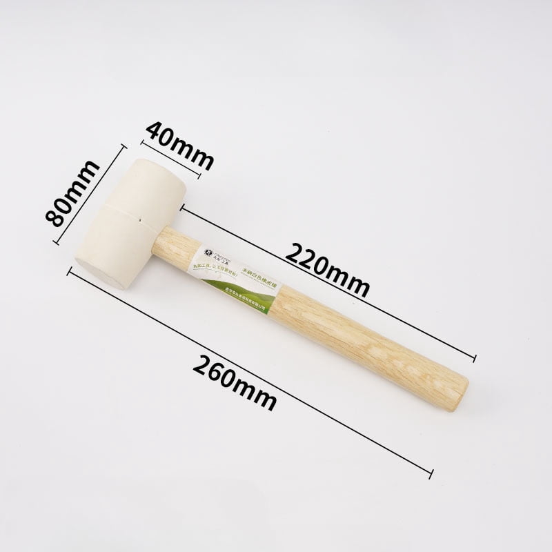 White Rubber Mounting Hammer Decoration Leather Hammer Rugged and ...