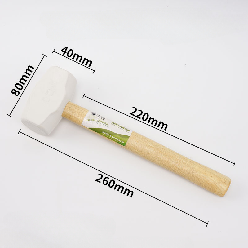 White Rubber Mounting Hammer Decoration Leather Hammer Rugged and ...