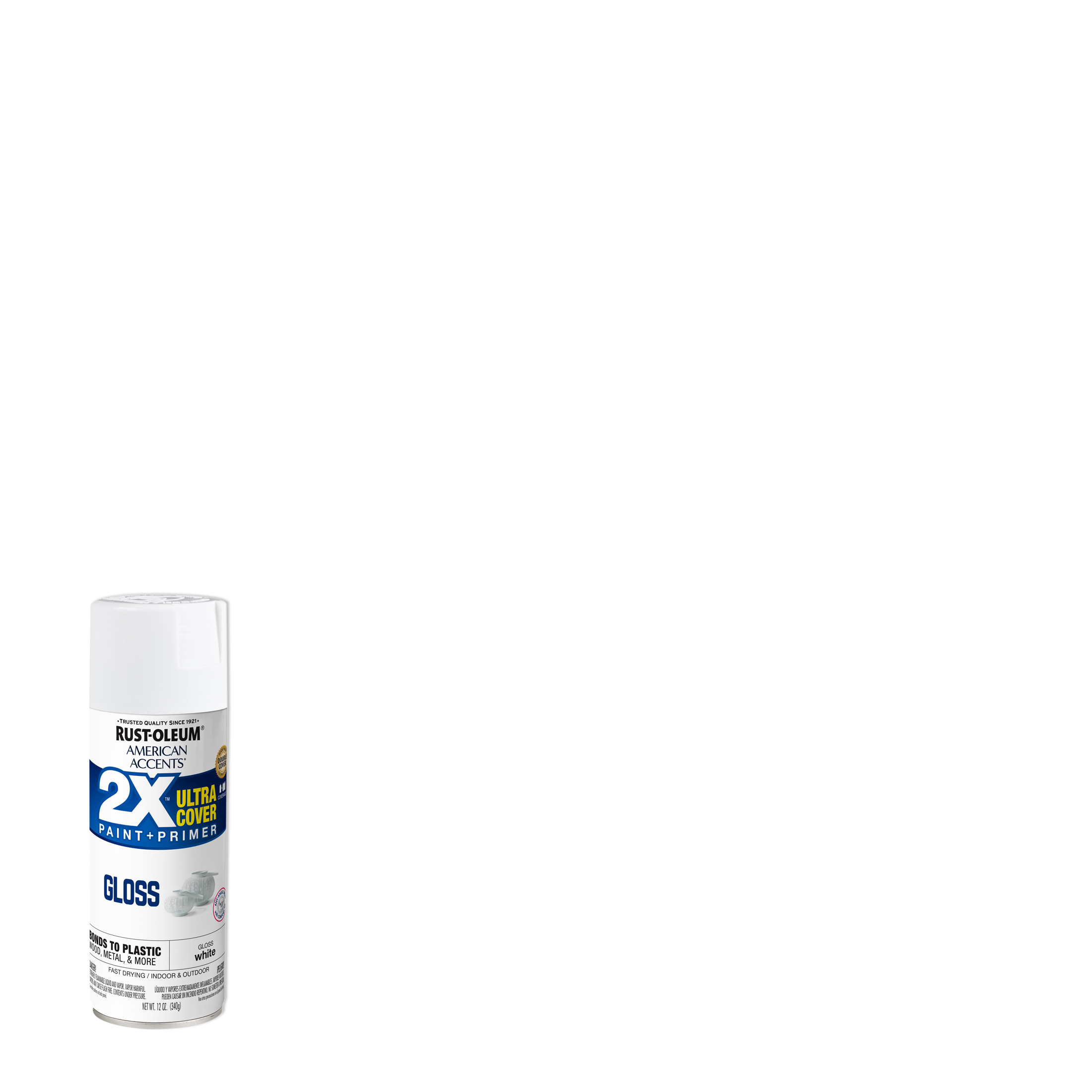 Heirloom White, Rust-Oleum American Accents 2X Ultra Cover Satin Spray ...
