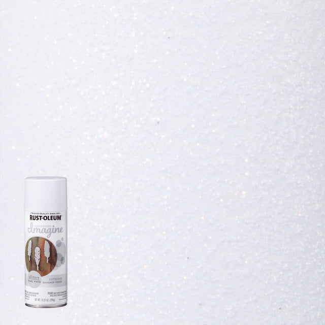 White, Rust-Oleum Craft & Hobby Imagine Glitter Spray Paint- 345706, 10 ...