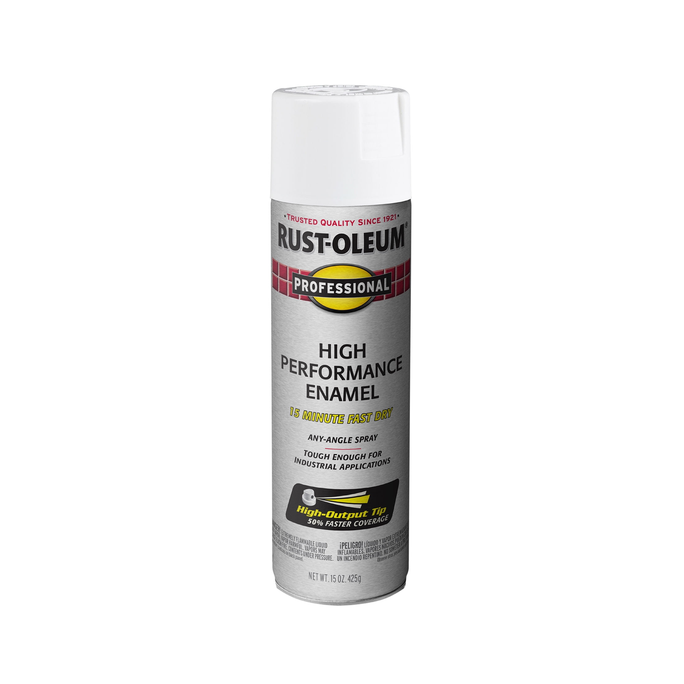 Rust-Oleum, White Gloss Enamel Spray Paint, Corrosion Protective, 15 oz ...