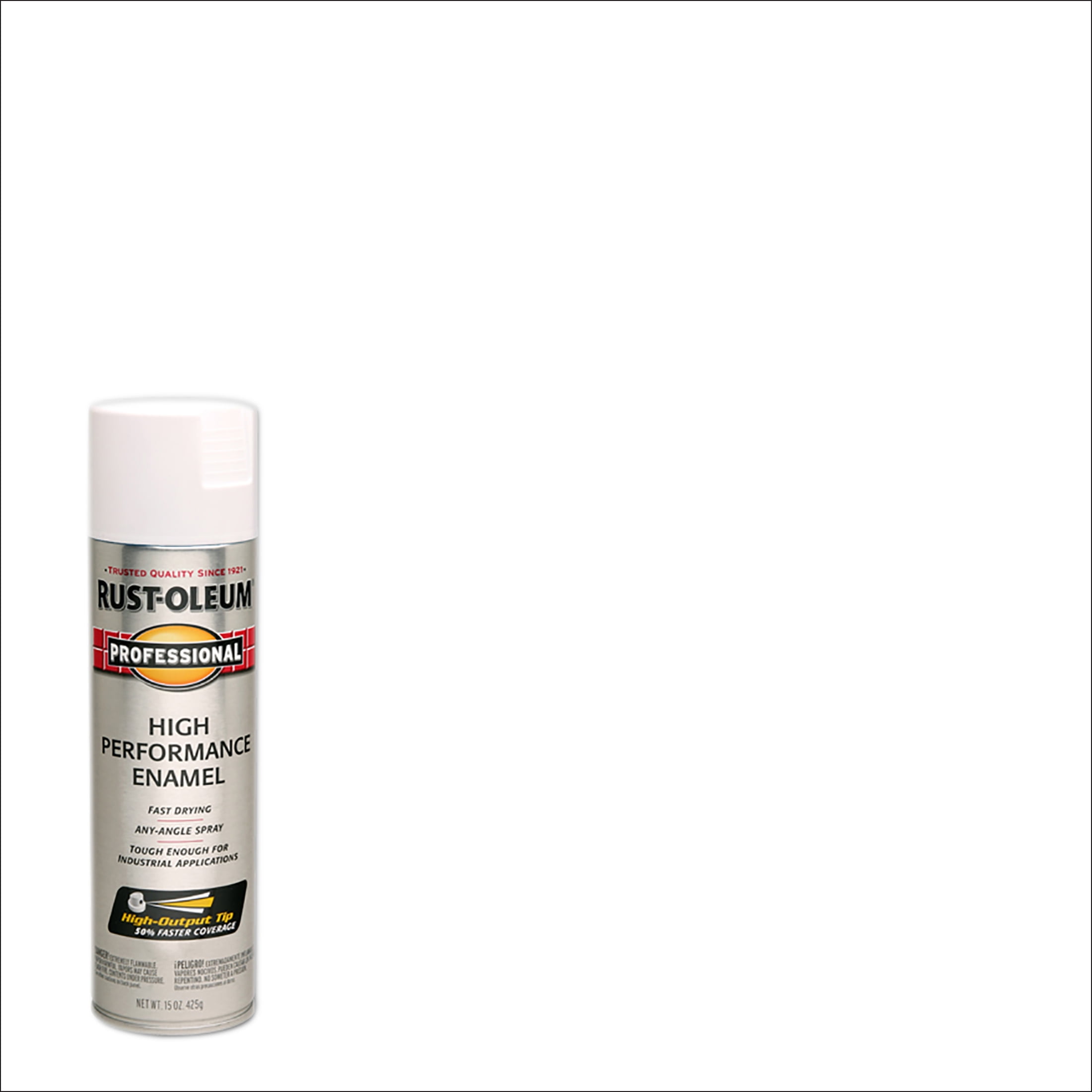 Rust-Oleum High Performance Semi-Gloss Enamel Spray Paint 15 oz White ...