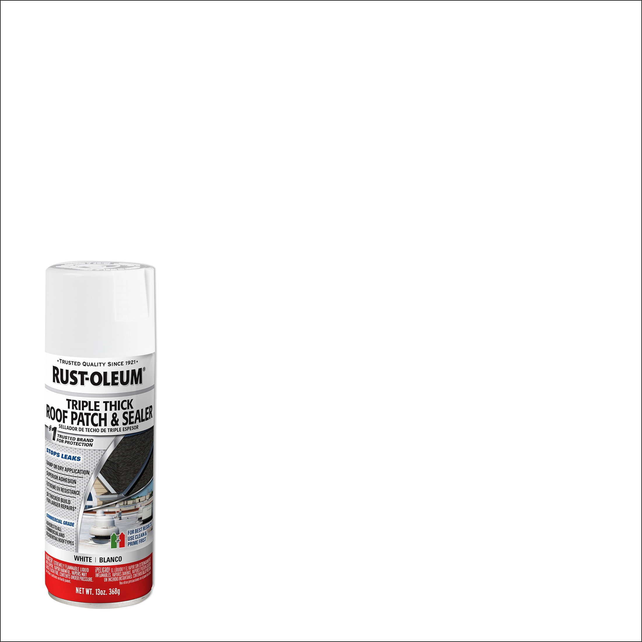 6 Pack, White, Rust-Oleum Roofing Triple Thick Roof Patch Spray- 345814 ...