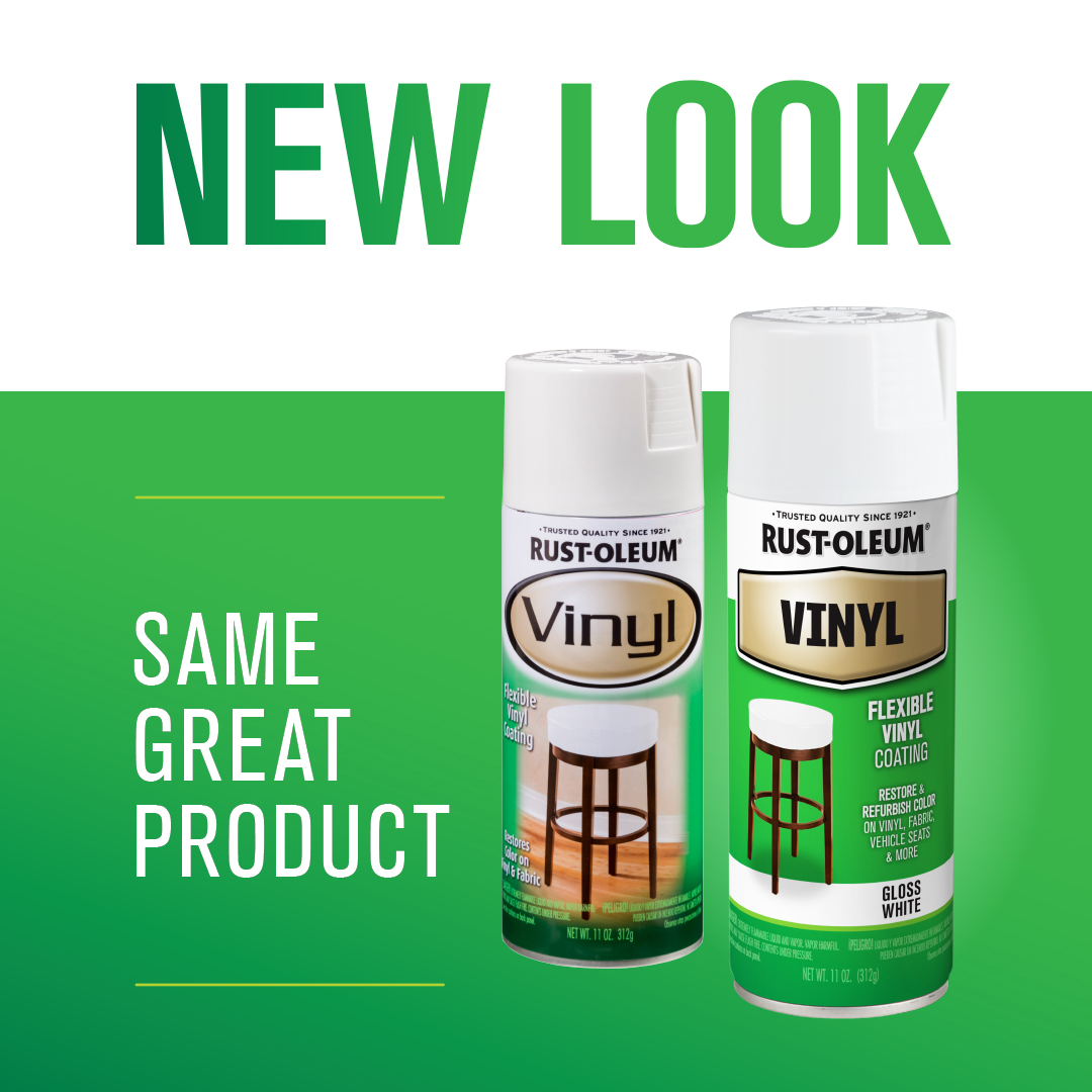 White, Rust-Oleum Specialty Vinyl Semi-Gloss Spray Paint- 11 oz, 6 Pack ...