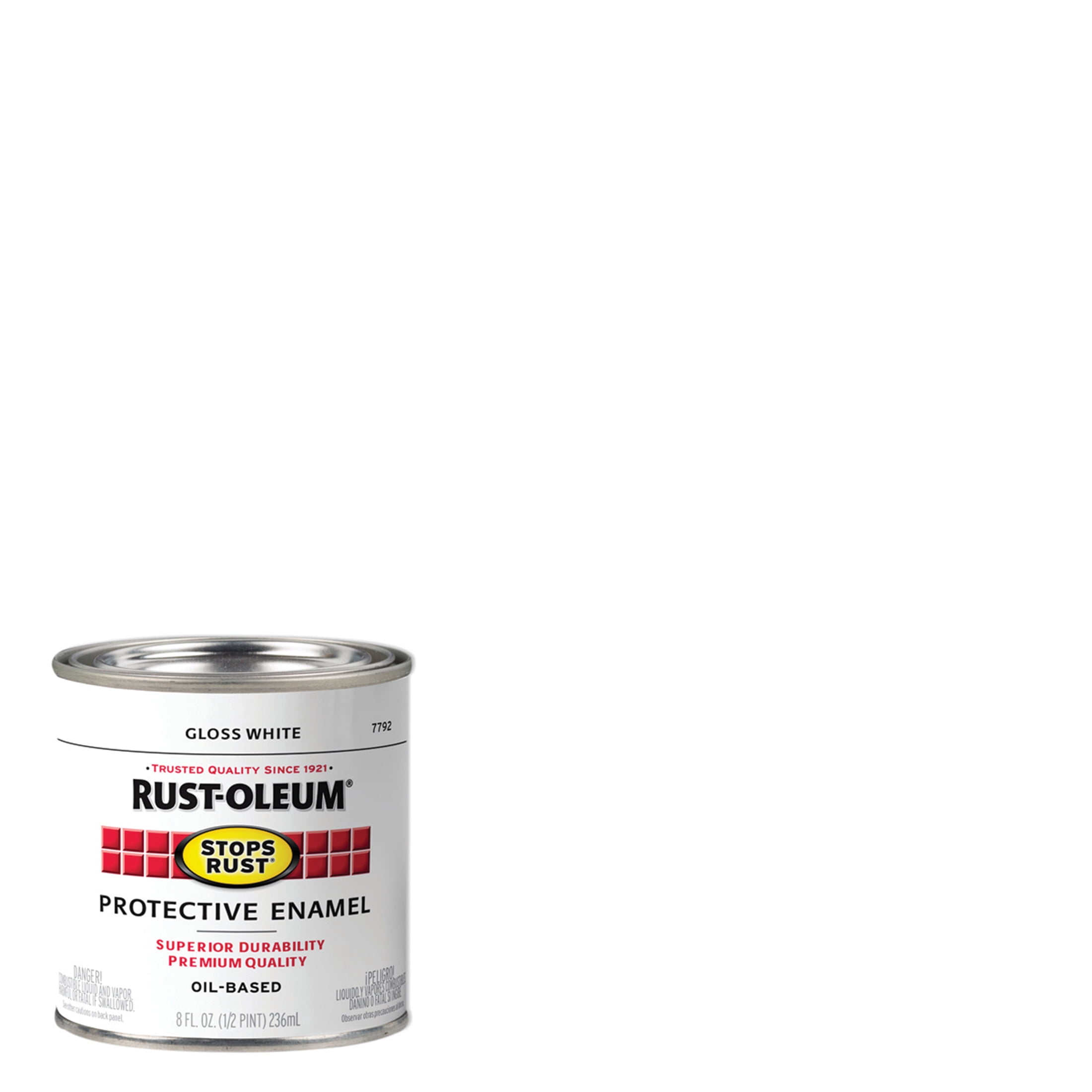 6 Pack, White, Rust-Oleum Stops Rust Gloss Protective Enamel- 7792730 ...