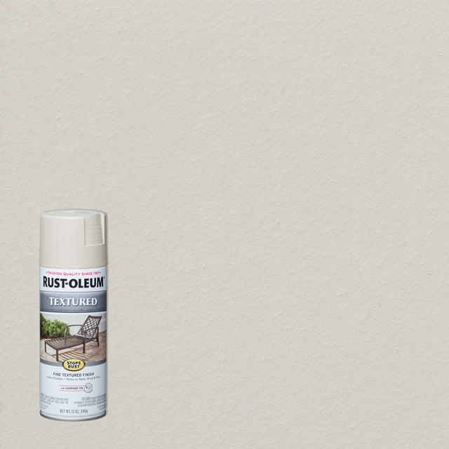 White, Rust-Oleum Stops Rust Textured Spray Paint-7225830, 12 oz ...