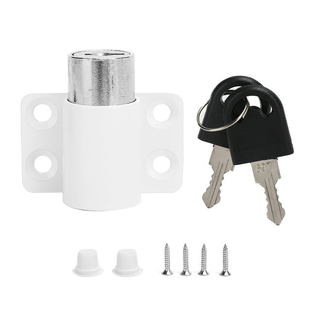 White Safety Lock, Adhesive Cable Restrictor with Keys Baby Child ...