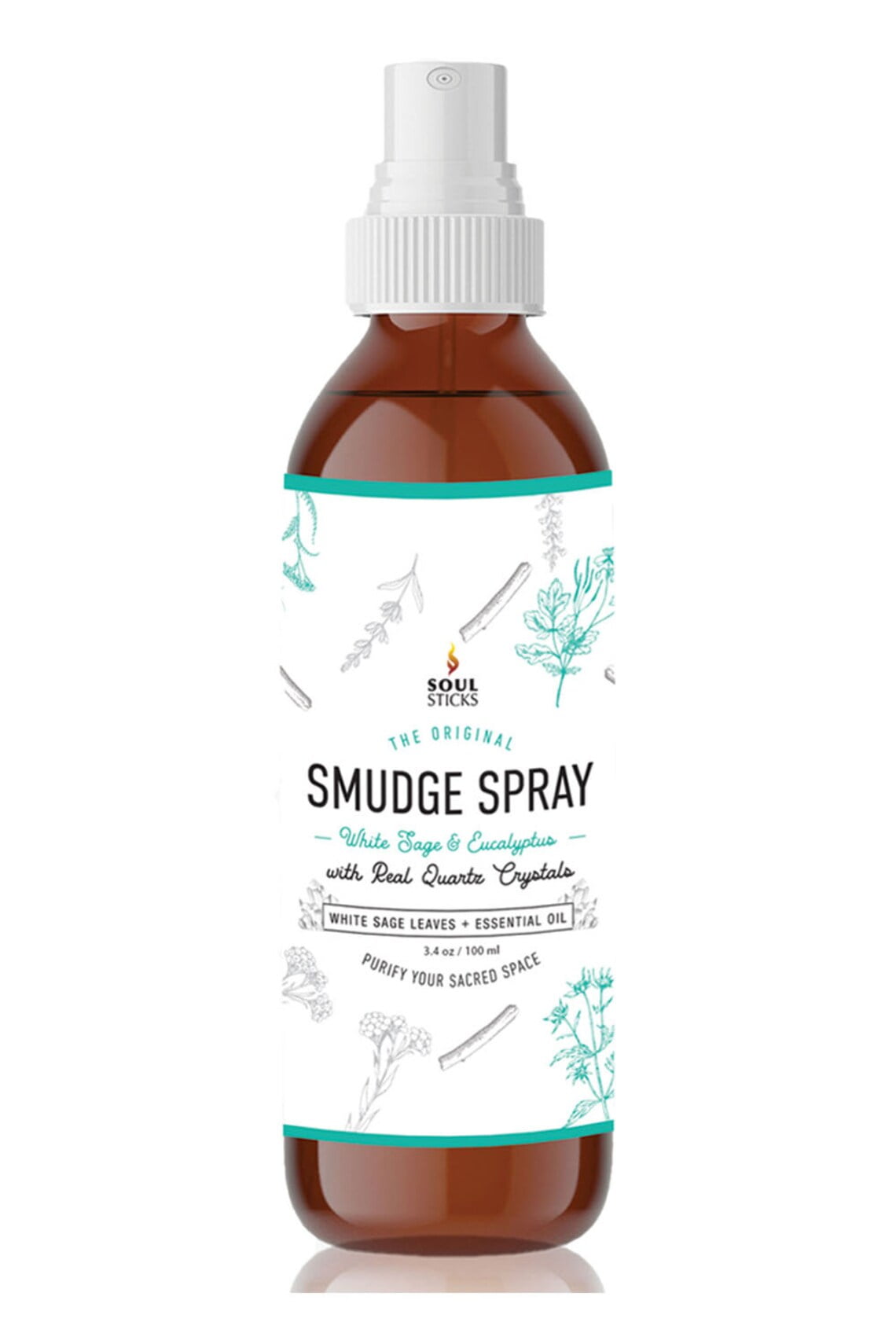 White Sage and Eucalyptus Soul Sticks Smudge Spray for Cleansing ...