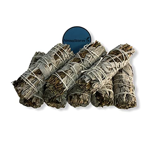 White Sage + Ruda Rue Smudge Incense 4" Bundle #JC-205 (30 pcs ...