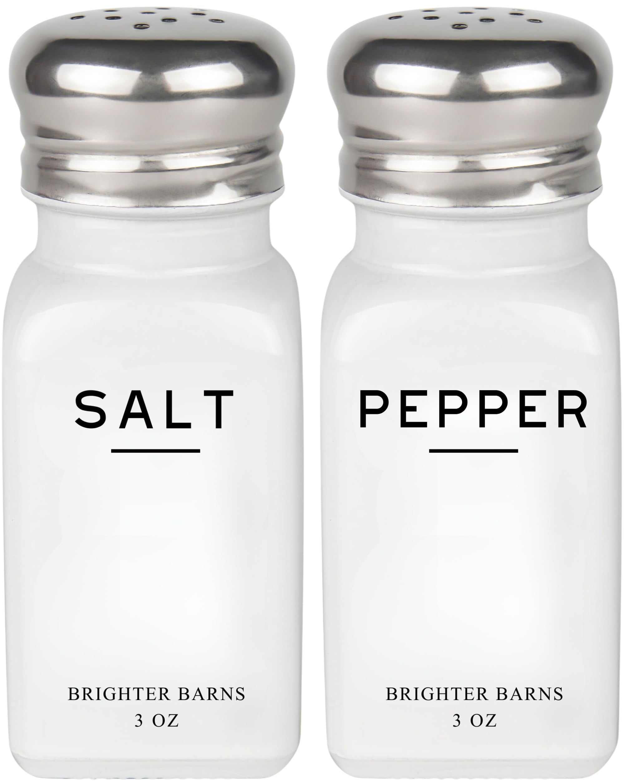 White Salt and Pepper Shakers Set by Brighter Dining Table Decor ...