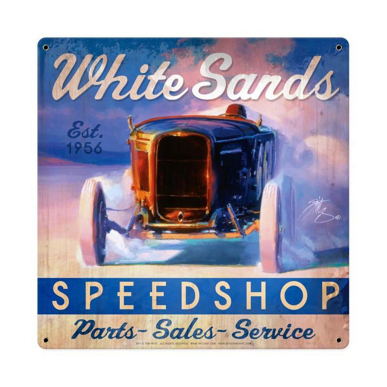 White Sands Speed Shop Vintage Sign “Made in the USA with heavy gauge ...