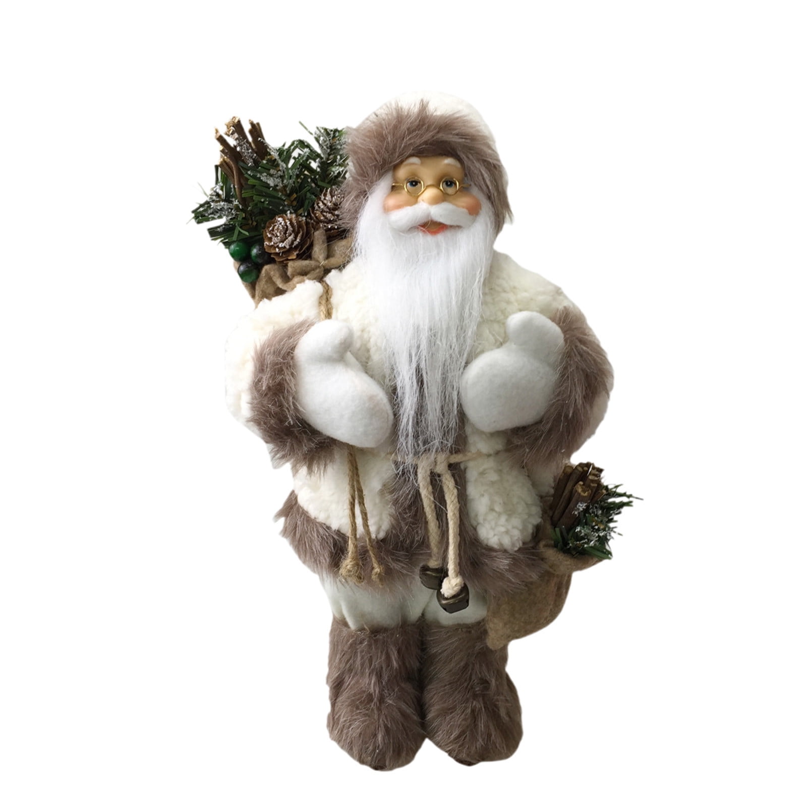 White Santa Claus Decoration For Party Scenes With Lifelike Appearance ...
