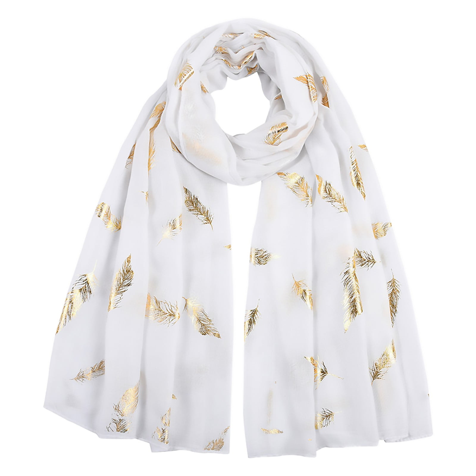White Scarf Women Scarf Gift Scarves Shawl Soft Lightweight Scarf Retro ...