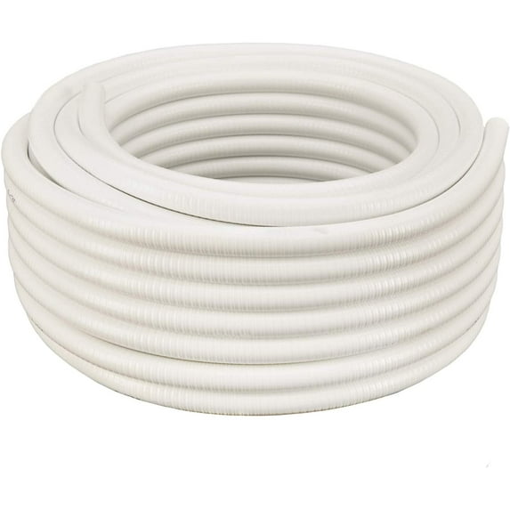 White Schedule 40 Flexible PVC Pipe, Hose, Tubing for Pools, Spas and ...