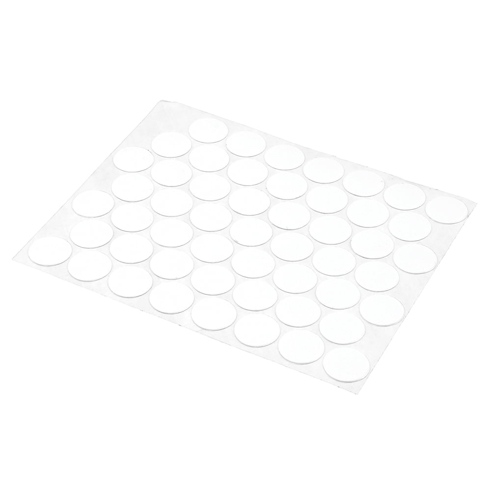 White Screw Hole Covers, Self-Adhesive, Textured, Plastic, 53 Per Sheet ...