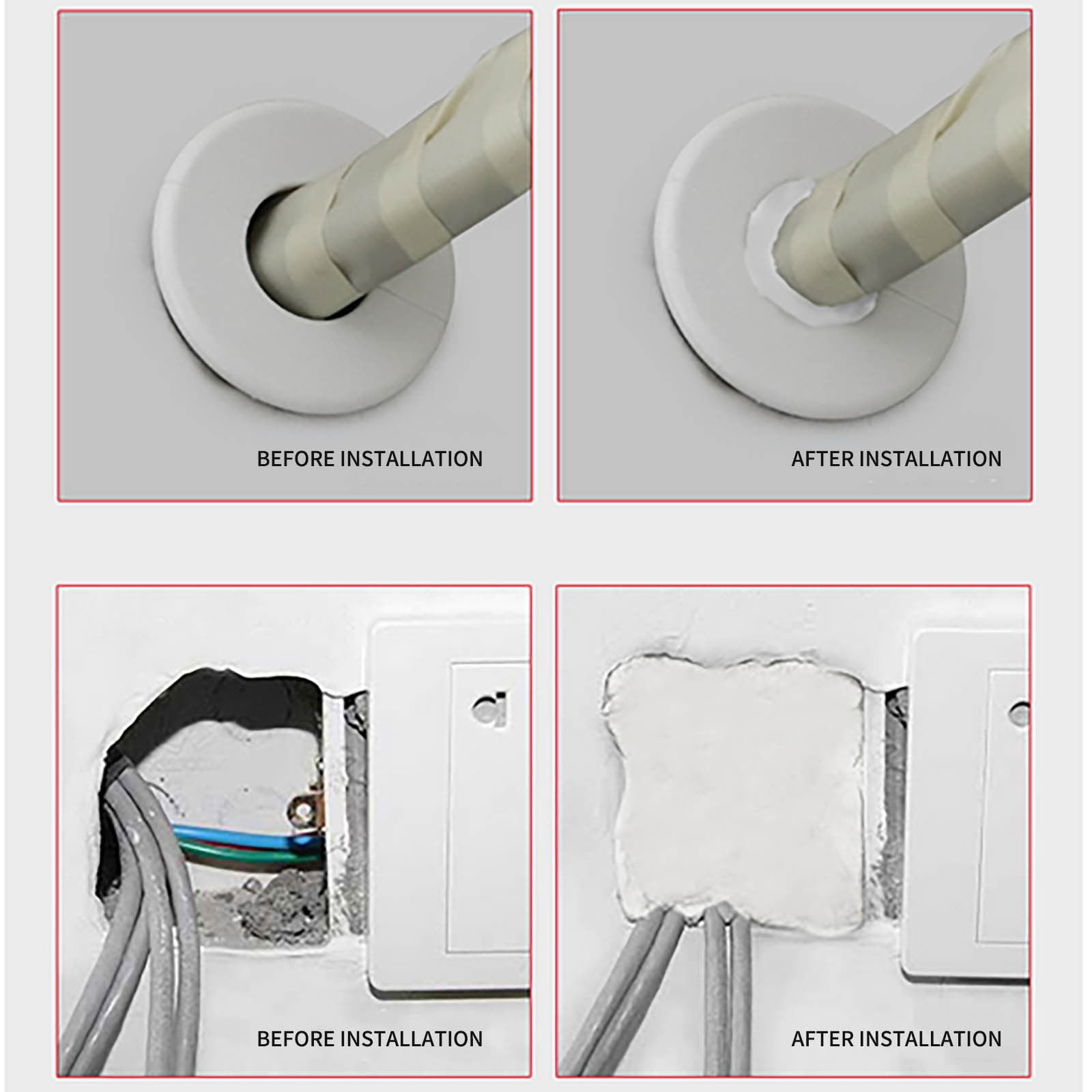 White Seal Putty Waterproof Duct Seal Repair Sealing Clay, Quick ...