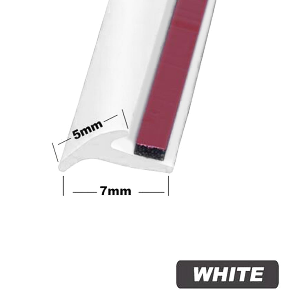 White Sealing Strip Car Door Hood Moulding Rubber Sealed T-Shape Trim ...