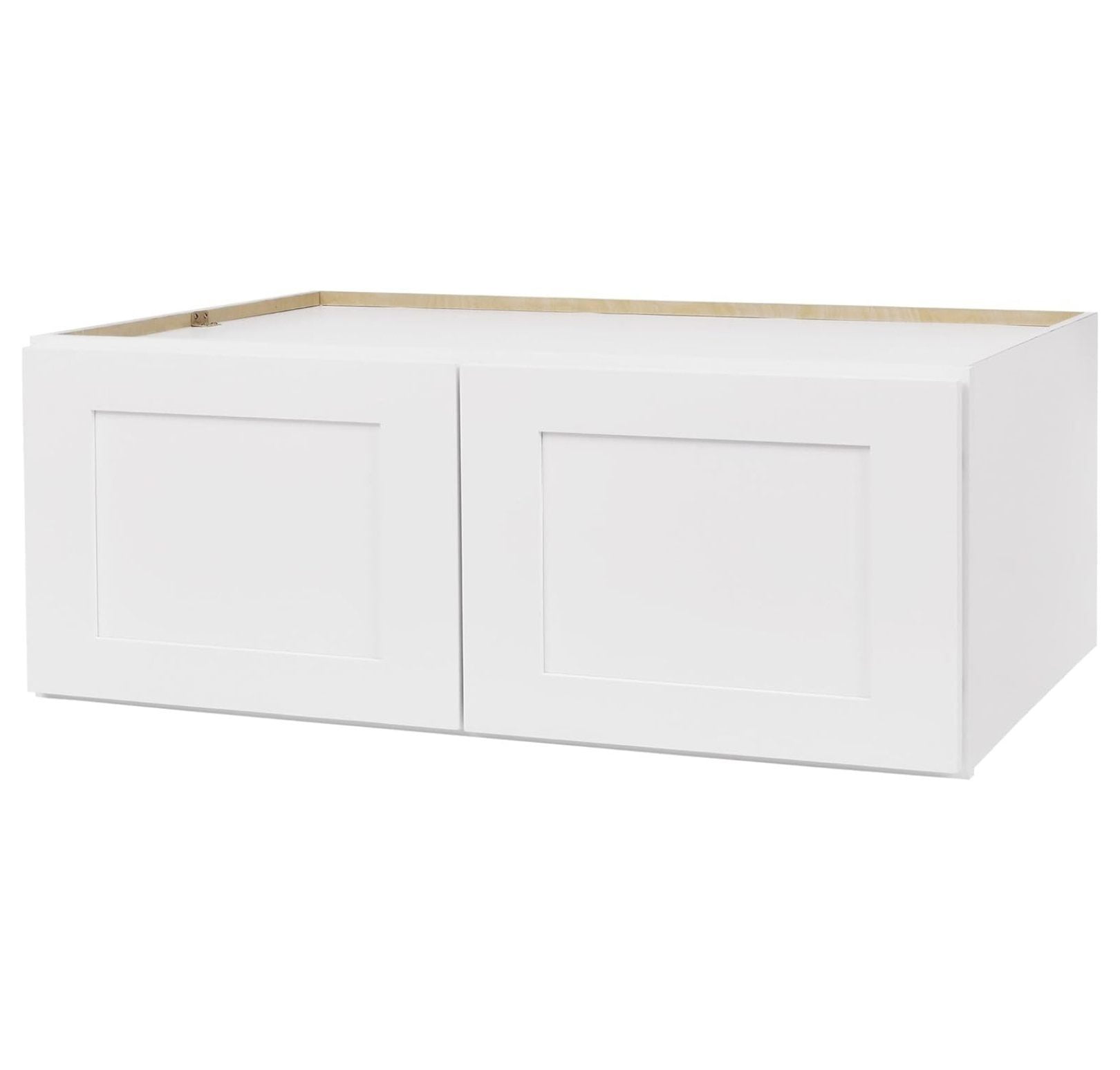 White Shaker Wall Cabinet - Ready to Assemble, Perfect for Kitchen ...