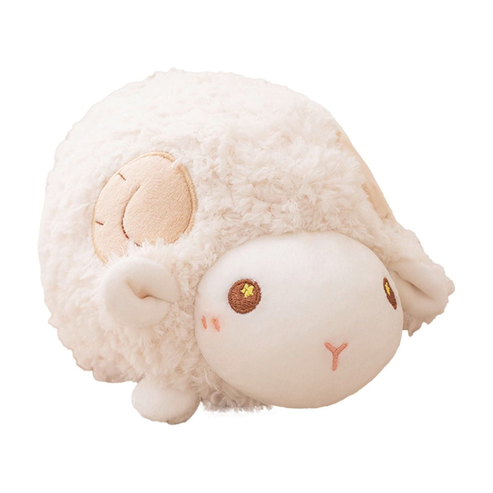 White Sheep Plush Doll With Soft Hair, Comforting Sleep Aid, Perfect ...