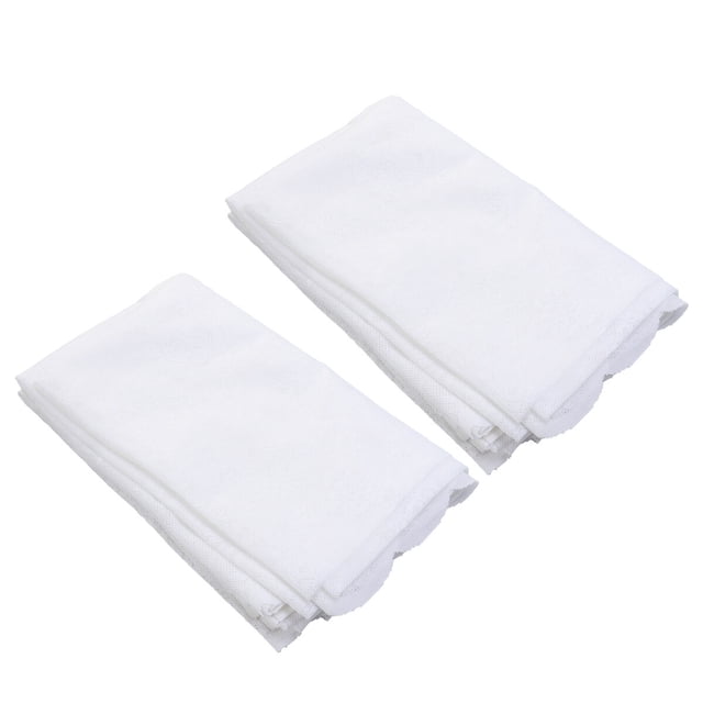 White Sheer Curtains Lace Curtain Set of 2 Panels Voile Window Sheers ...