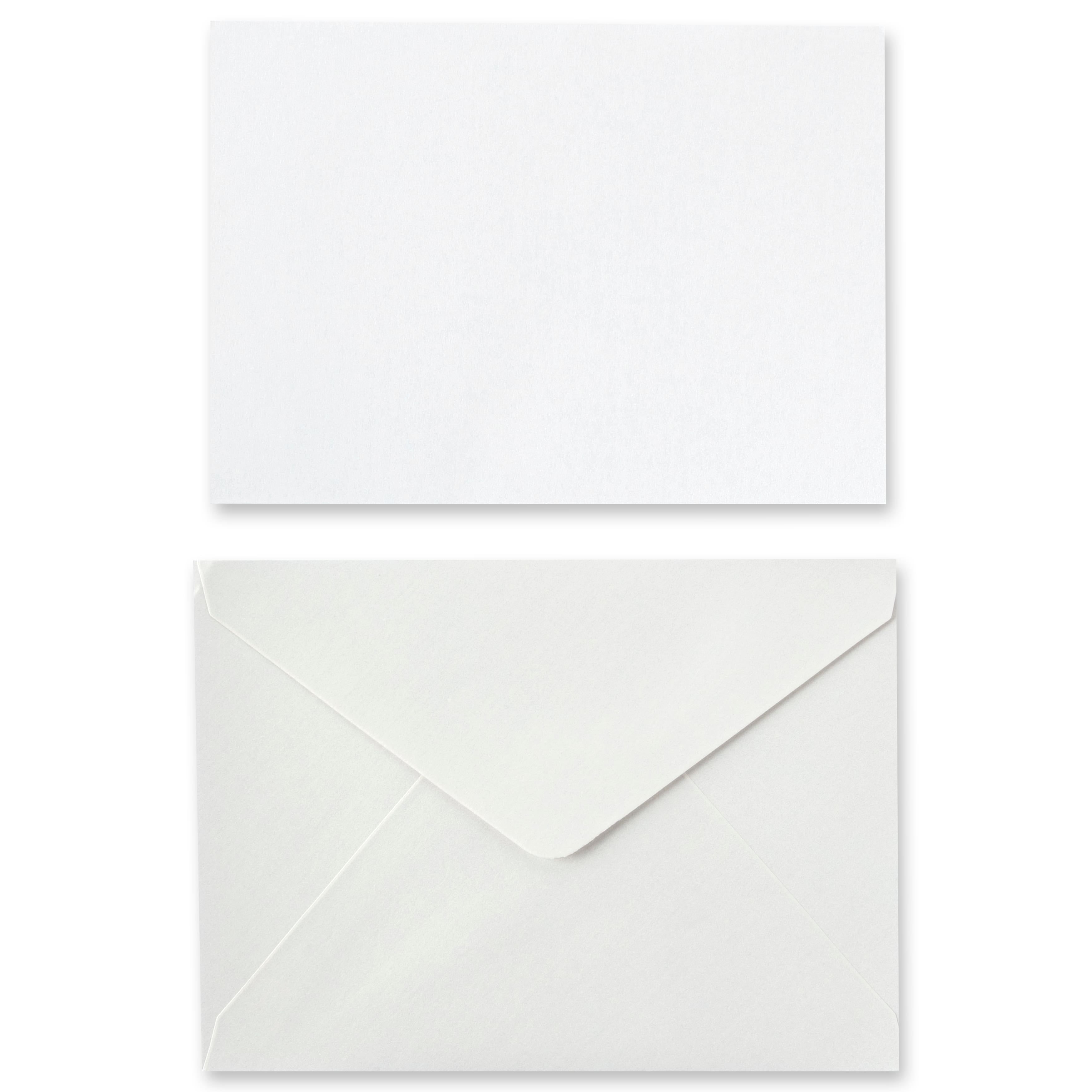 White Shimmer Card & Envelope Sets by Recollections™, 5" x 7" - Walmart.com