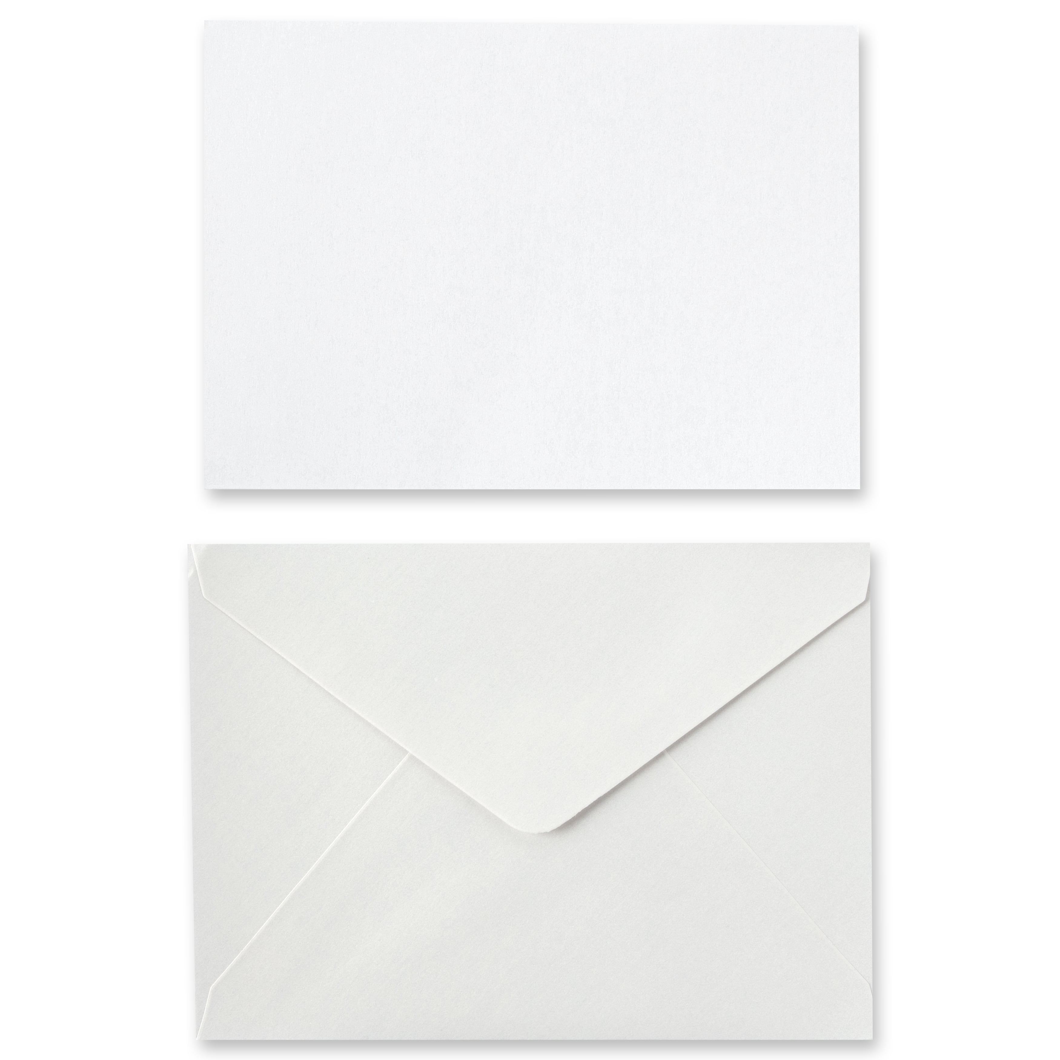 White Shimmer Card & Envelope Sets by Recollections - 5" x 7" - Walmart.com