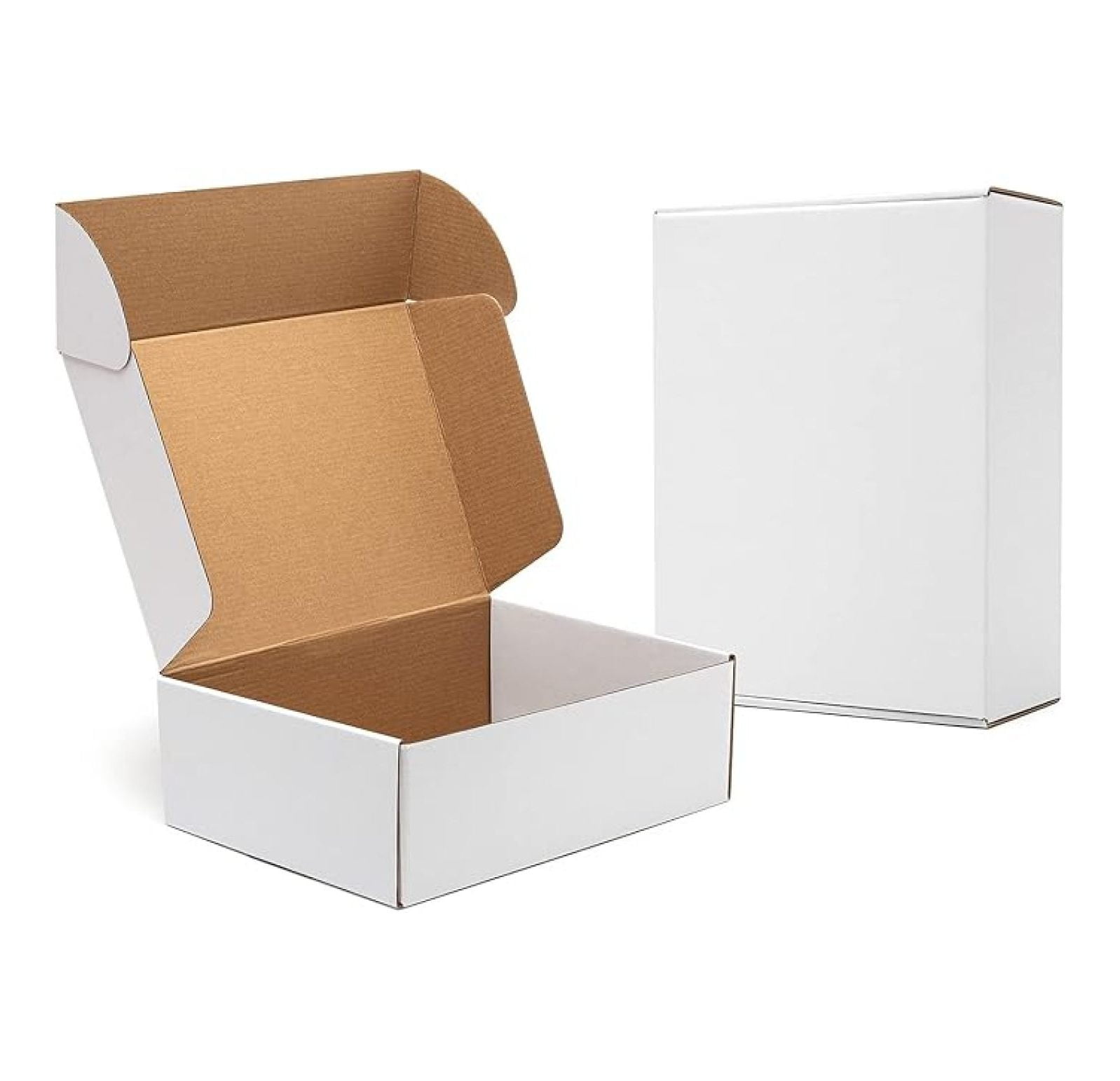 White Shipping Boxes 12x9x4" 20 Pack- Corrugated Cardboard Mailing Box ...