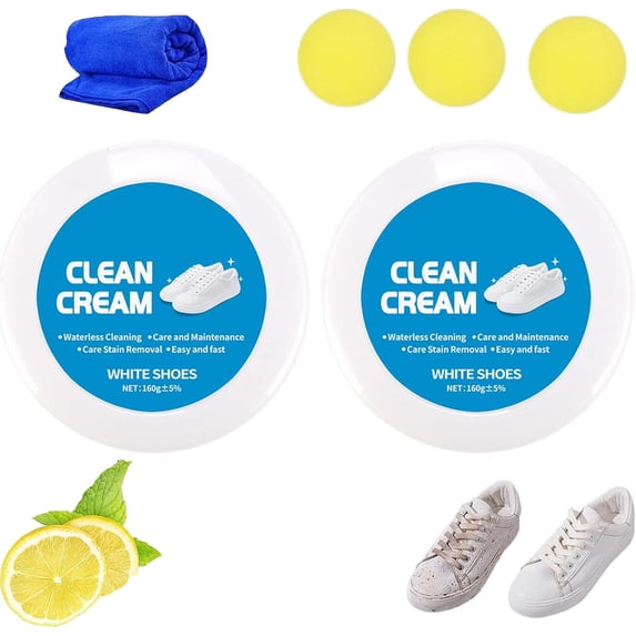 White Shoe Cleaner Cream, Cleaning Cream White Shoe Cleaner ...