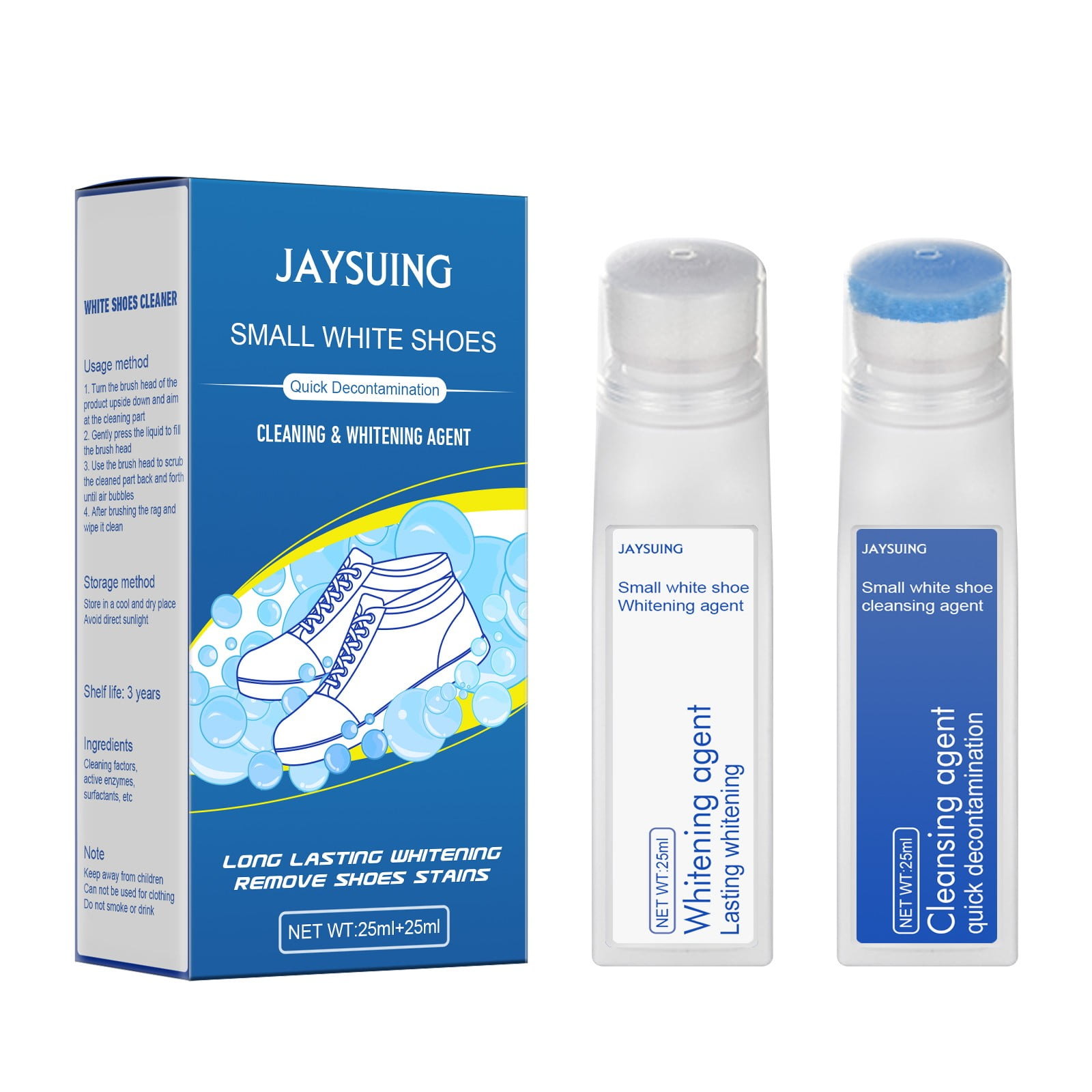 White Shoe Cleaner, Sole & Sneaker Cleaner, Premium Shoe Cleaner,Tennis ...