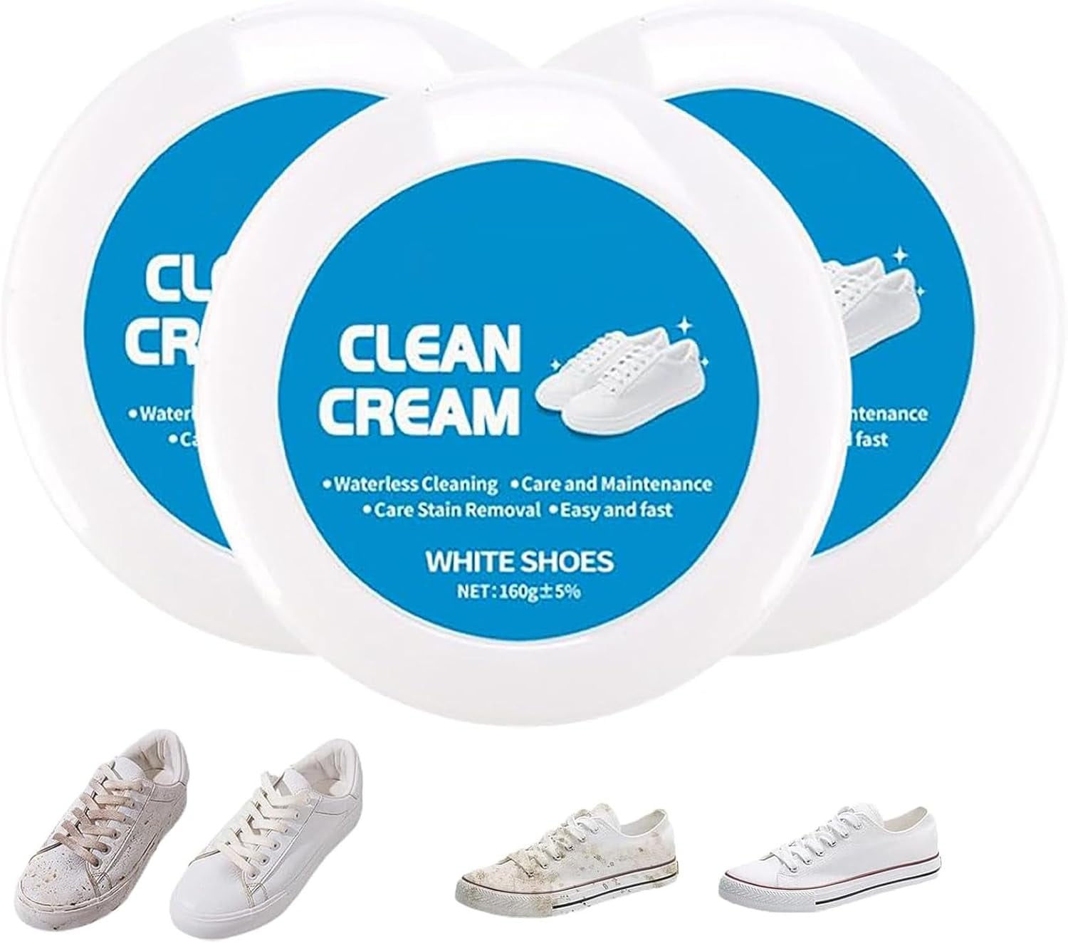 White Shoes Clean Cream, Cleaning Cream White Shoe Cleaner ...