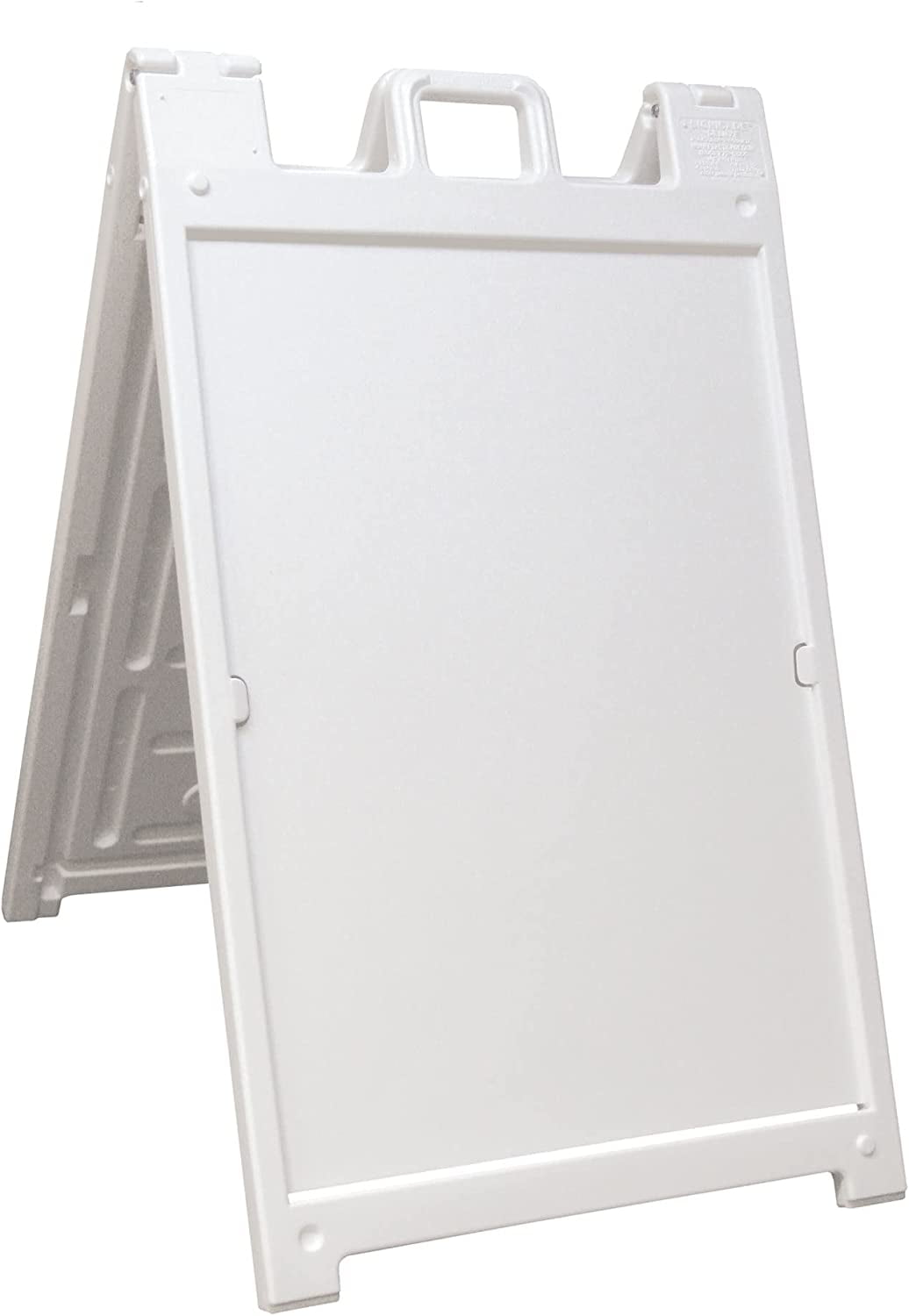White Signicade Deluxe A Frame Sidewalk Curb Sign Portable Folding ...