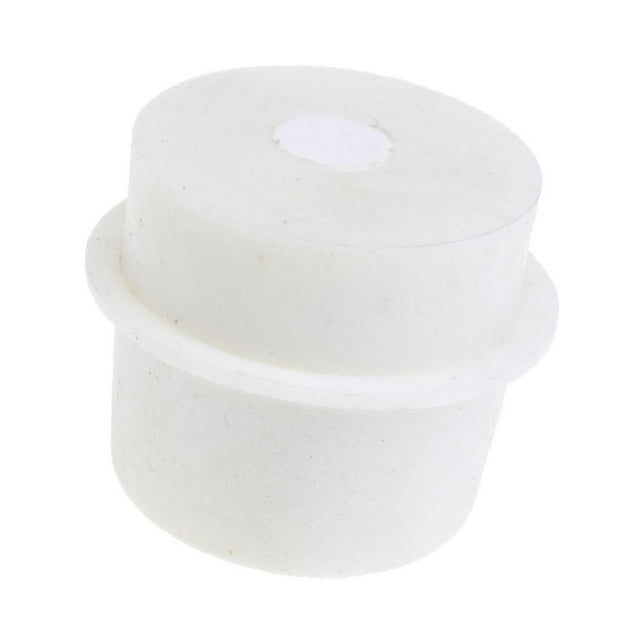 White Silicone Rubber Stopper Plug Bung Cap For, / 3 Sizes - White, 48 ...